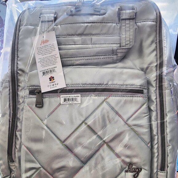 lug | Bags | Lug Voyager Backpack Metallic Silver With Icepop Stitch ...